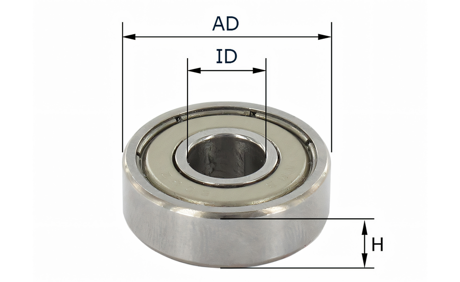 Kugellager für Oberfräser AD 18,0 | ID 6,35 online bestellen